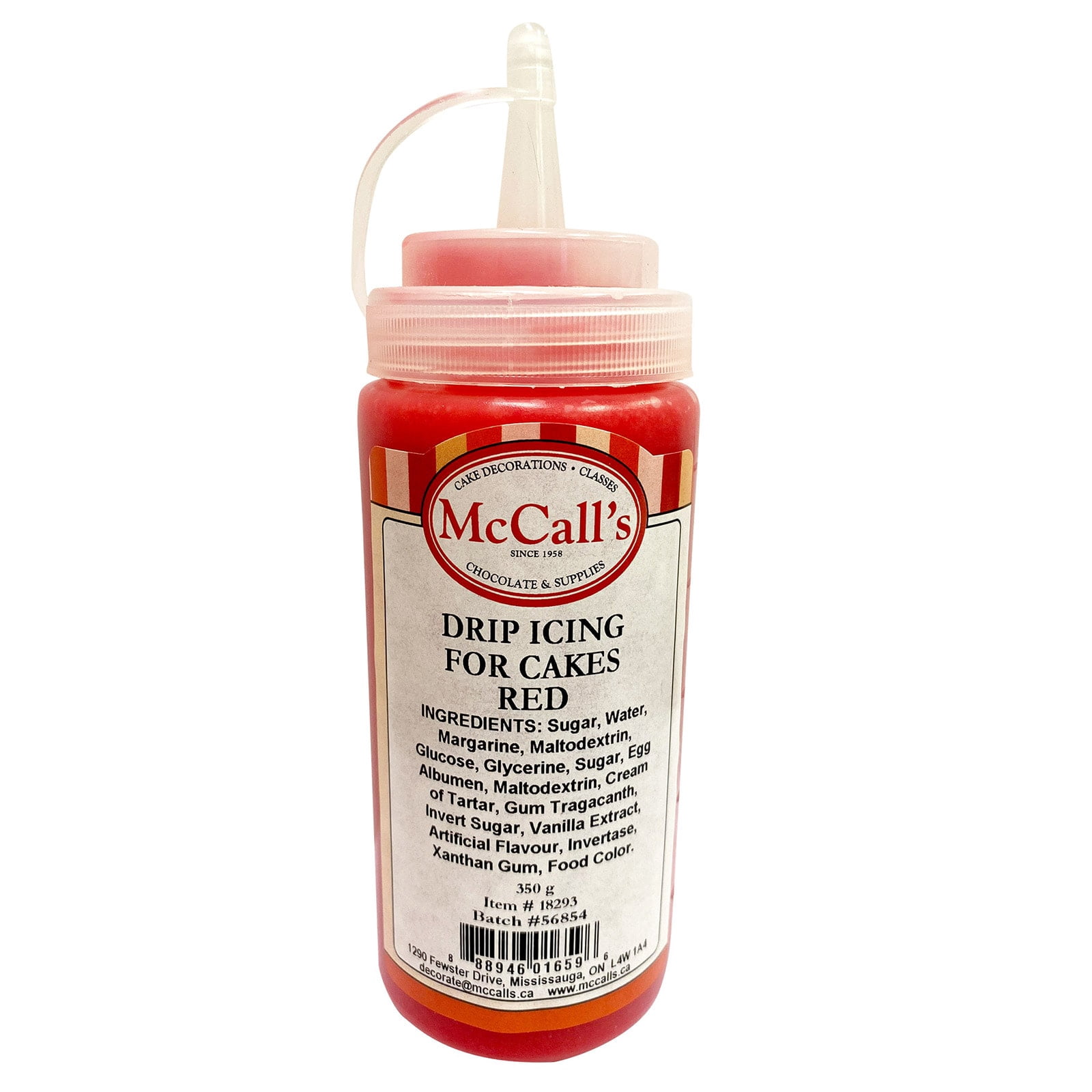 DRIP ICING FOR CAKES - RED 350 g - Walmart.com