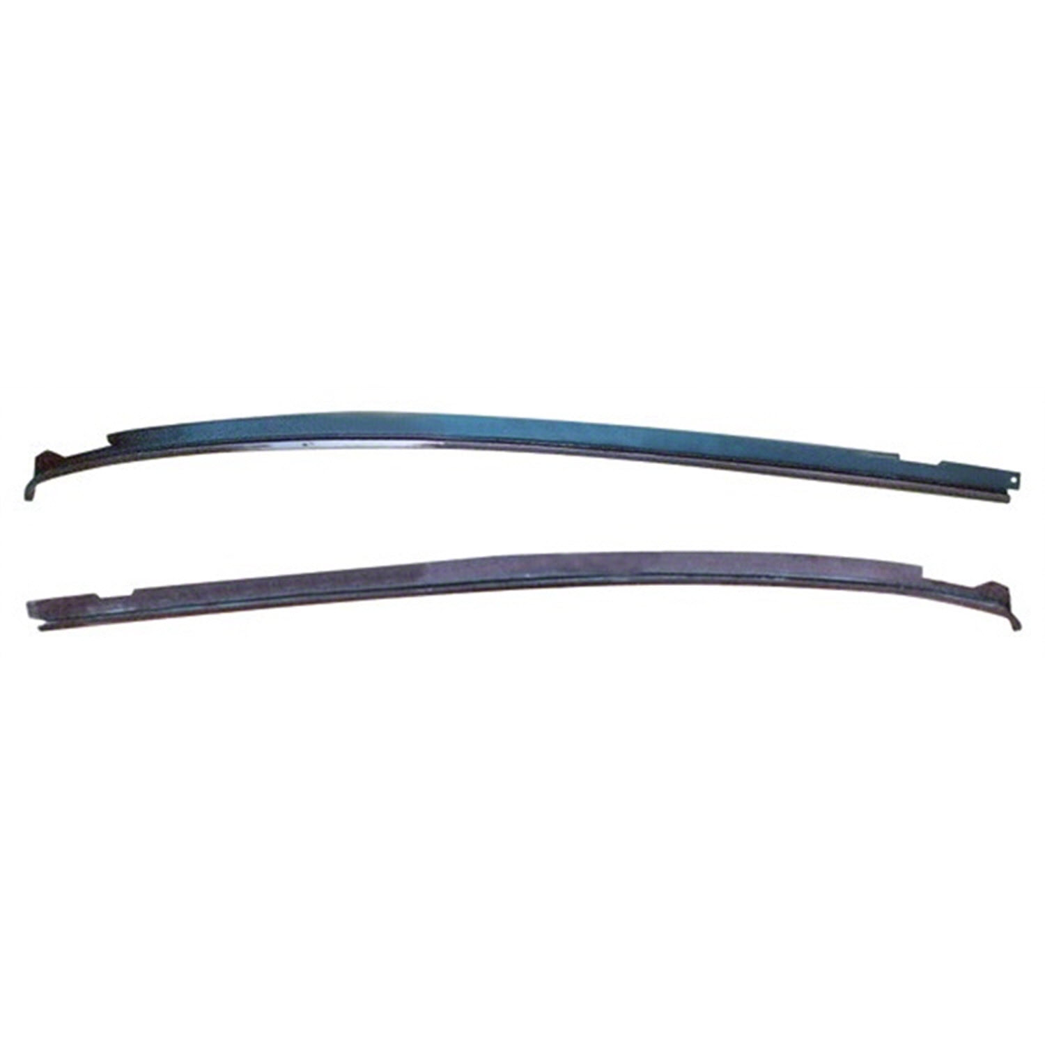 DRIVER AND PASSENGER SIDE PAIR OF STEEL DRIP RAILS FOR 2-DOOR SEDAN ...