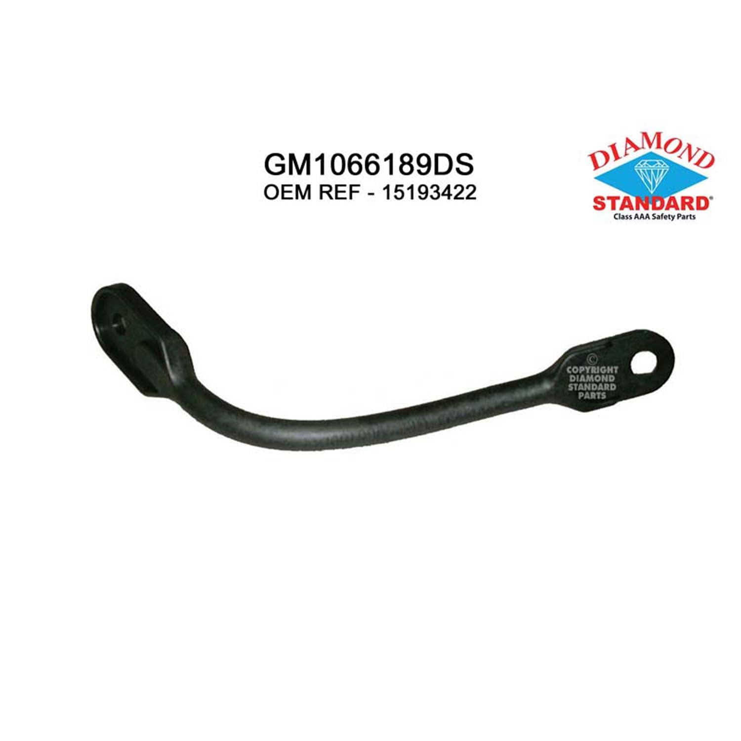 DRIVER SIDE FRONT BUMPER COVER BRACE TO IMPACT BAR; FITS ALL MODEL ...