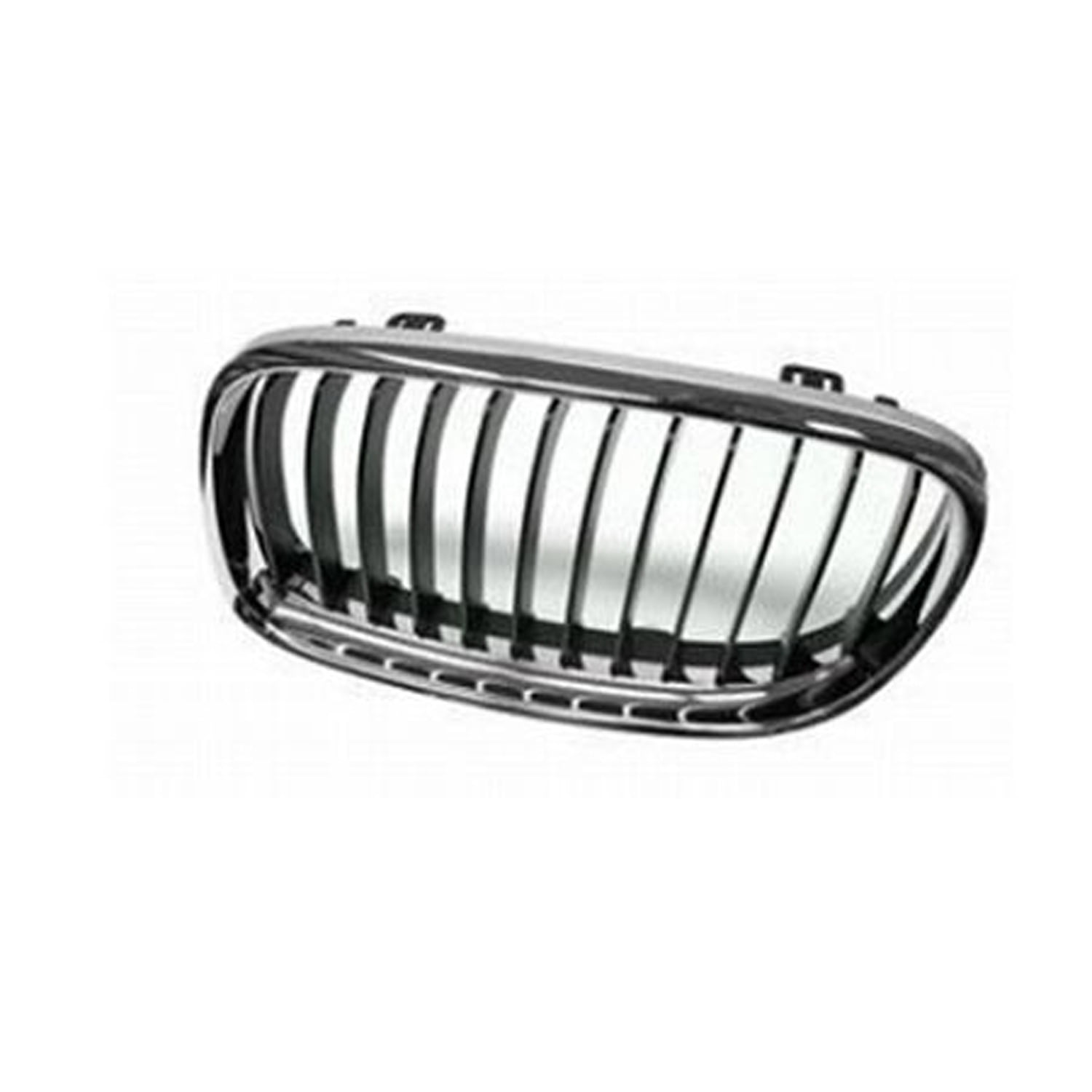 DRIVER SIDE GRILLE; BLACK EDGE CENTER FINS WITH CHROME FRAME; MADE OF ...