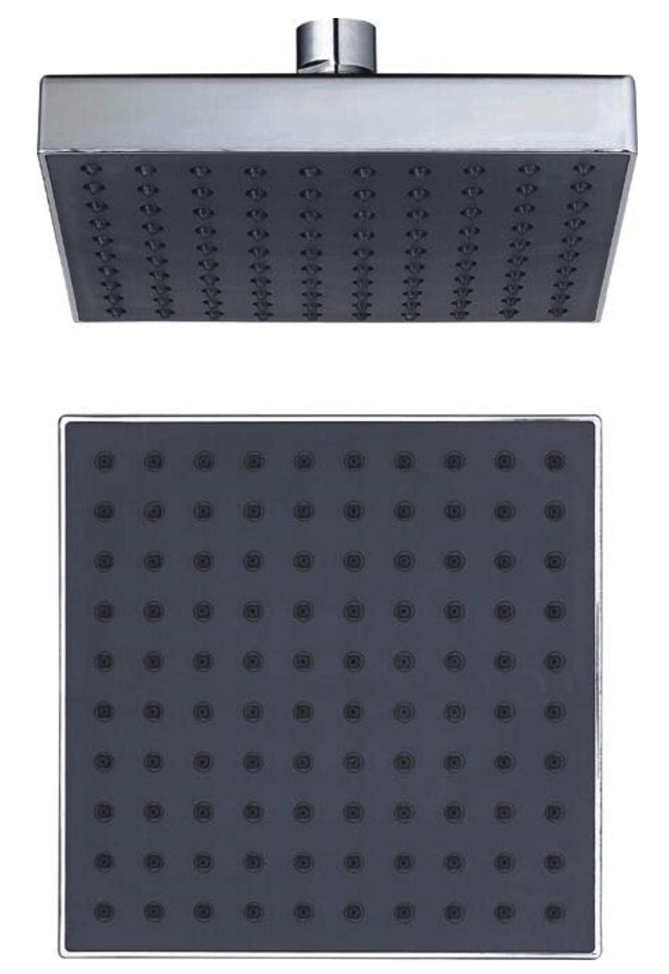 DRIZZLE 6x6 Inch Cubix Rainfall Overhead Shower Without Arm - Walmart.com