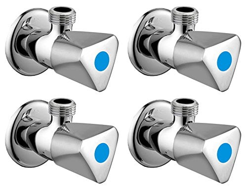 DRIZZLE Acura Brass Angle Valve Stop Cock for Bathroom Taps Geyser and ...