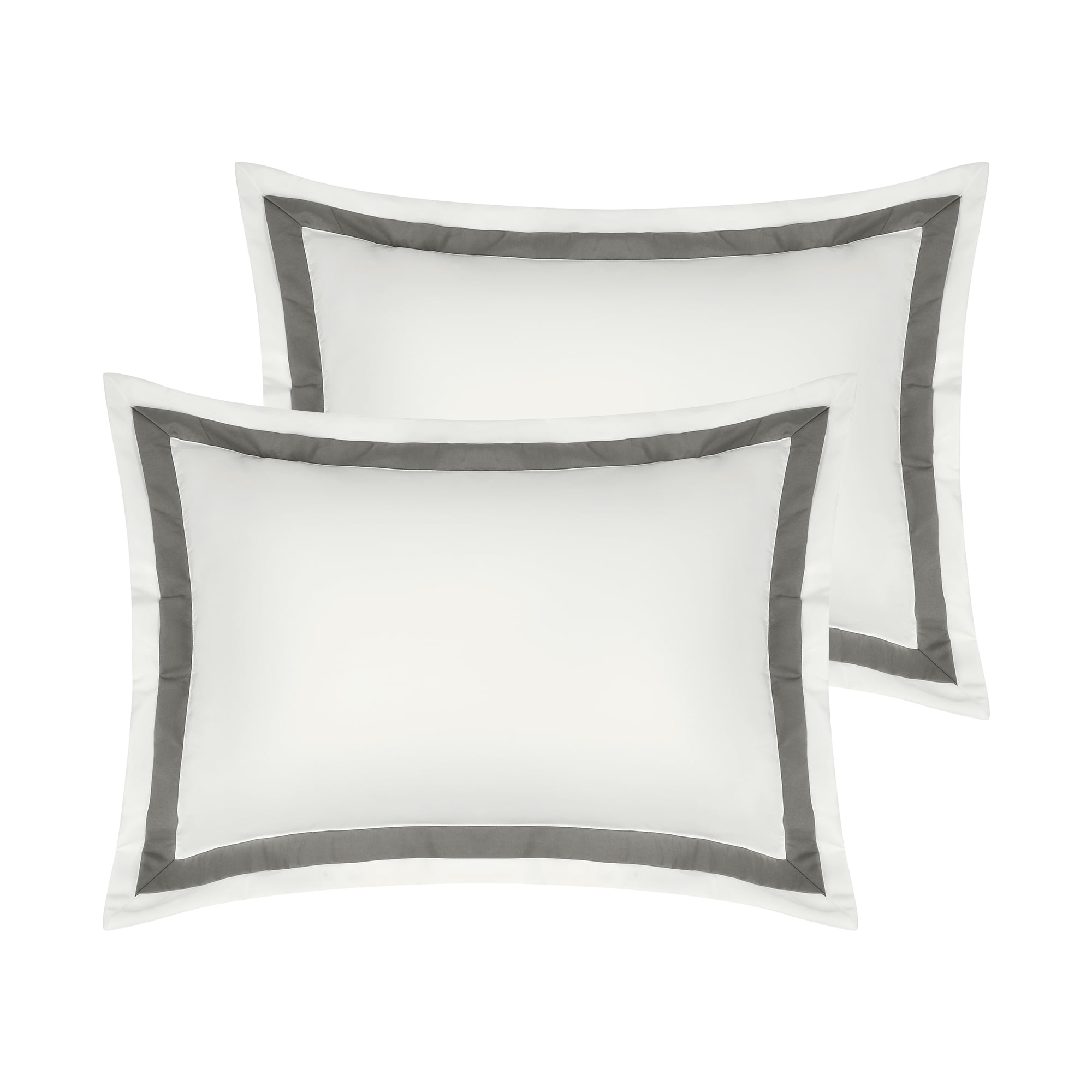 DRMHM 2 Pack Pillow Shams with Envelope Closure, White Queen (20"x30 ...