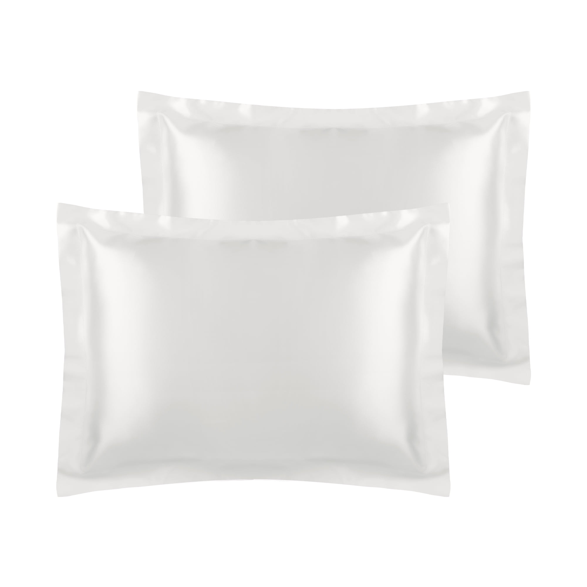 REGALWOVEN Satin Pillow Shams with Envelope Closure Soft and Smooth Set ...