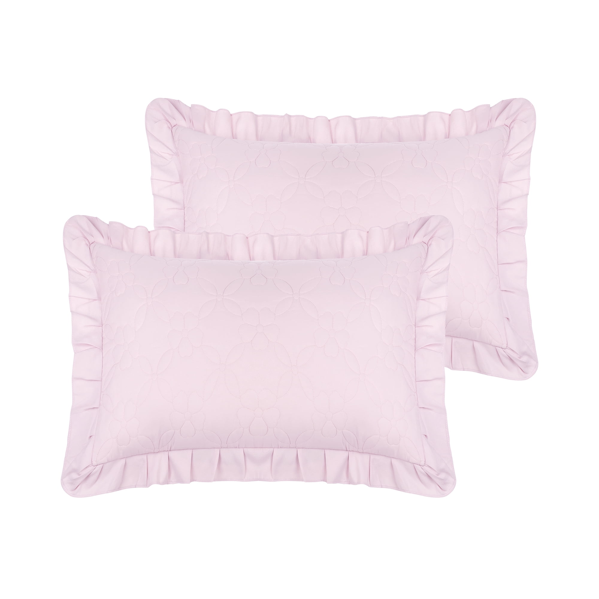 REGALWOVEN Wide Ruffles Pillow Sham, Envelope Seal Bed Pillow Covers ...