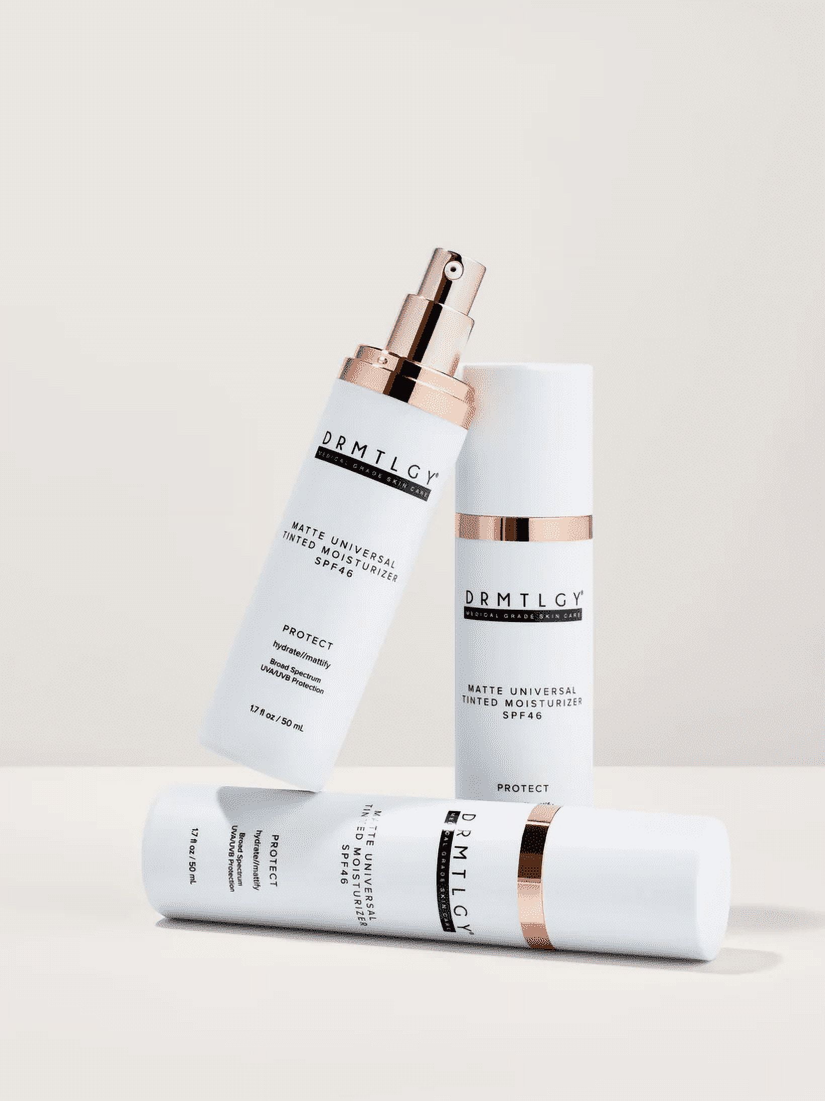 DRMTLGY Anti-Aging Tinted Moisturizer SPF 46 – Sheer Face Sunscreen ...