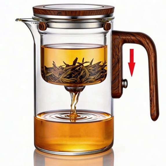 DRNKNSTX Enchanted Tea Pot, Magic Tea Pot for Loose Leaf Tea Steeper ...
