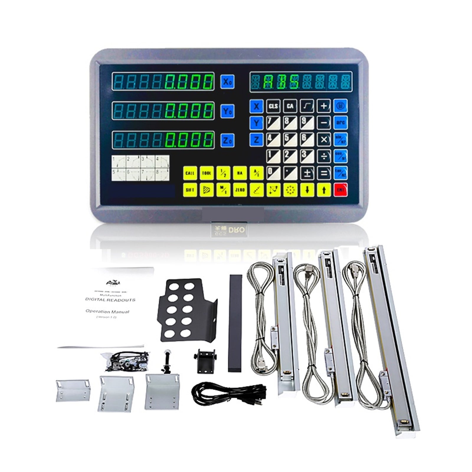 DRO 3 Axis Digital Readout Display Linear Scale Encoder System GCS900 ...