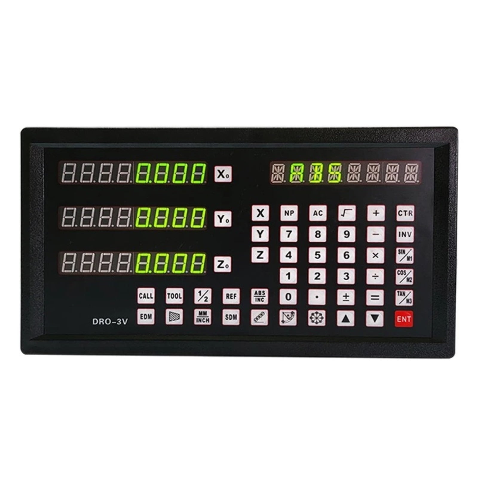 DRO-3V 3-Axis Milling Lathe Digital Readout Display AC110V/220V TTL 5V For Optical Grider Ruler ...