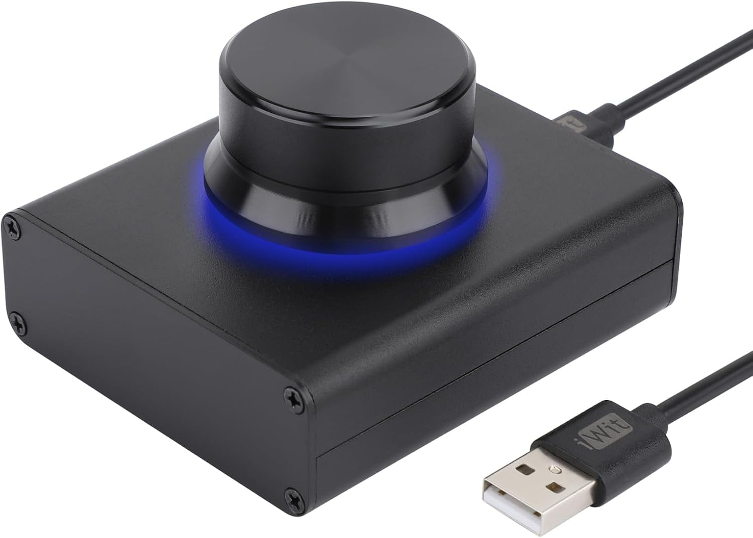 DROK USB Volume Knob, Big PC Computer Speaker Volume Control Audio ...