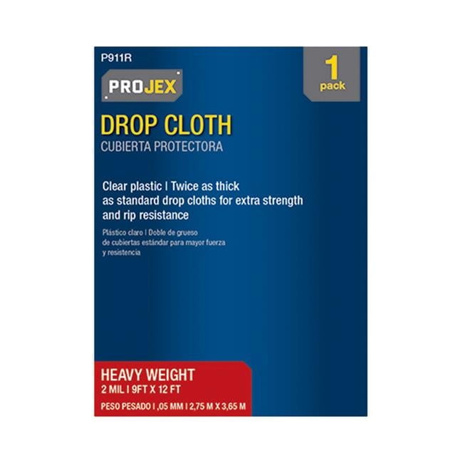 Projex 2 mil Plastic Drop Cloth - Walmart.com