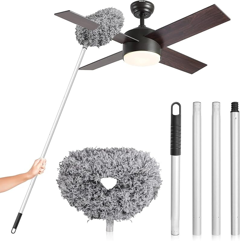 DRQ Ceiling Fan Cleaner Duster, Reusable Microfiber Duster with ...