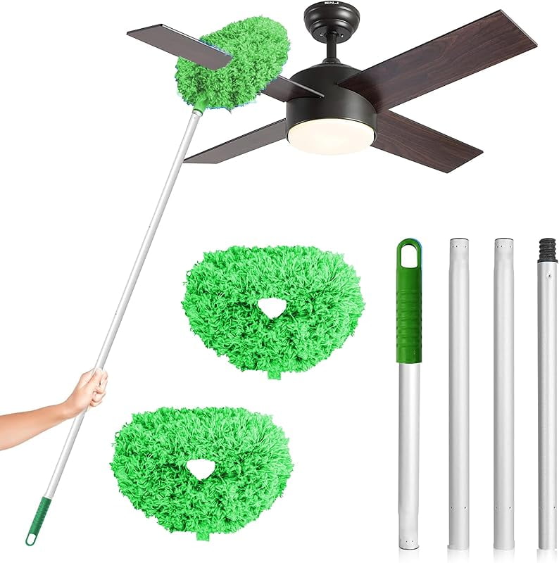 DRQ Ceiling Fan Cleaner Duster, Reusable Microfiber Duster with ...
