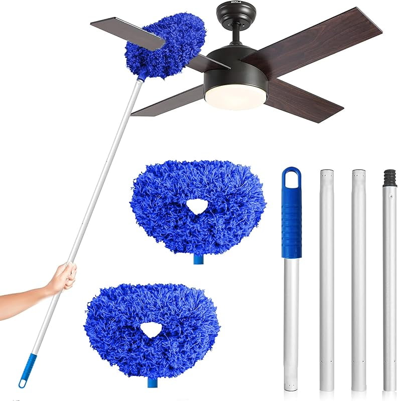 DRQ Ceiling Fan Cleaner Duster, Reusable Microfiber Duster with ...