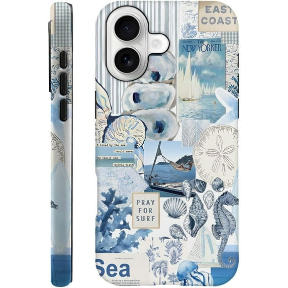 DRQSFA-Case Compatible with iPhone 17,Fall Prevention Hybrid 2-Layer ...