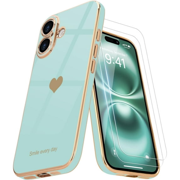 DRQSFA-Compatible with iPhone 16 Plus Case for Girl Women Cute Love ...