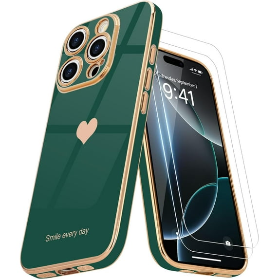 DRQSFA-Compatible with iPhone 16 Pro Case for Girl Women Cute Love ...