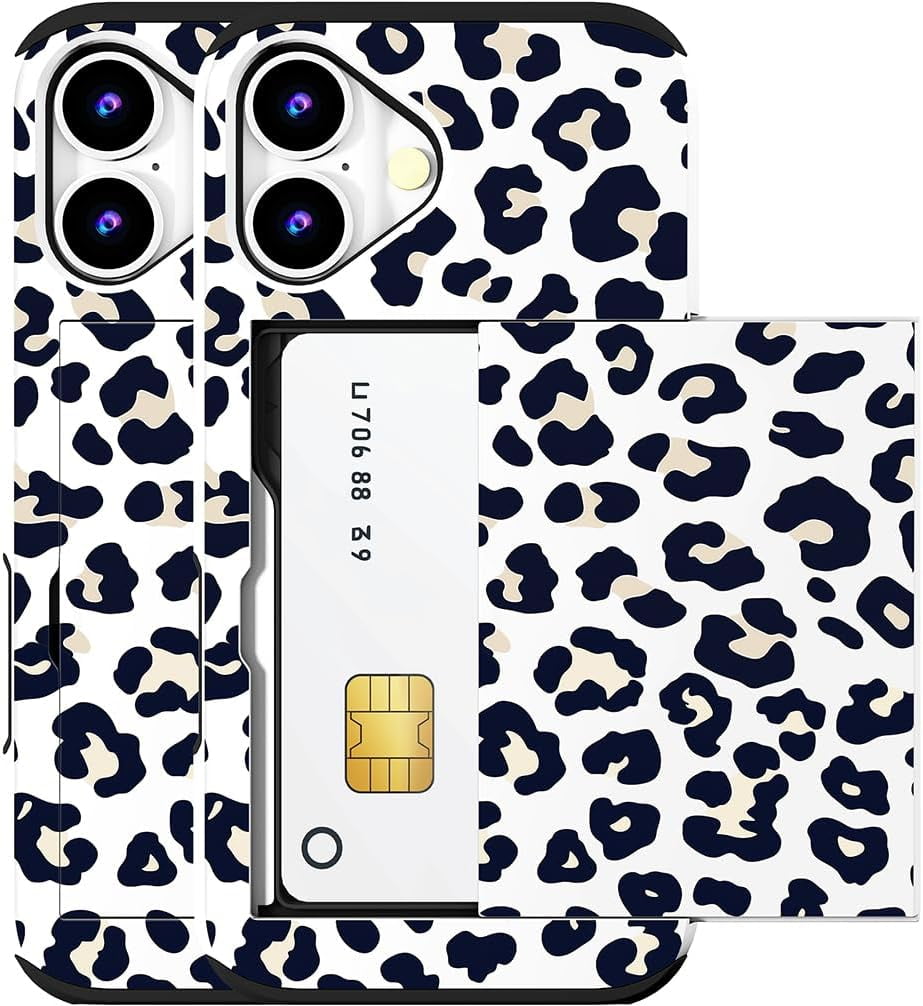 DRQSFA-Compatible for iPhone 17 Case with Card Holder Cute - Kawaii ...