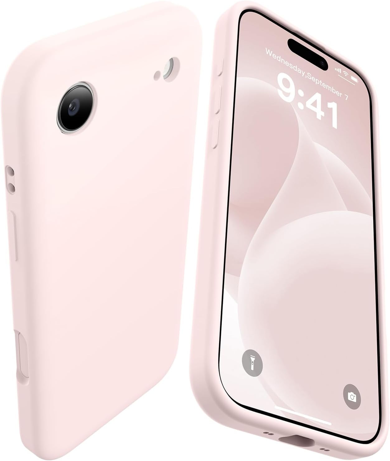 DRQSFA-Compatible with iPhone Air Case 6.5'', Silicone Upgrade [Flat ...