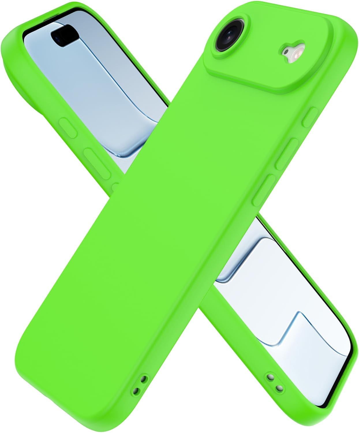 DRQSFA-Compatible with iPhone Air Case, Shockproof Liquid Silicone ...