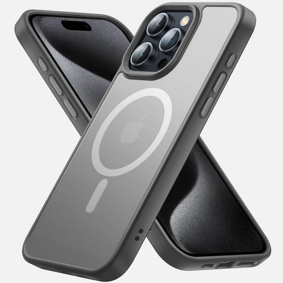 DRQSFA-Magnetic Case for iPhone 15 Pro Max, Military Grade Drop Tested ...