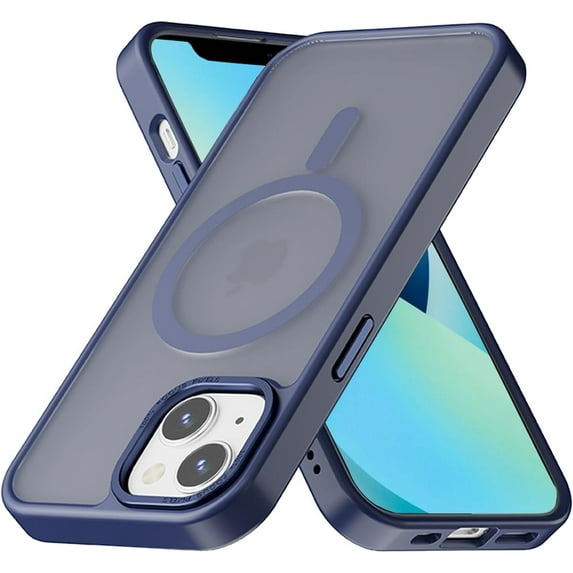 DRQSFA-Magnetic for iPhone 13 Mini Case [Metal Camera Frame&Buttons ...