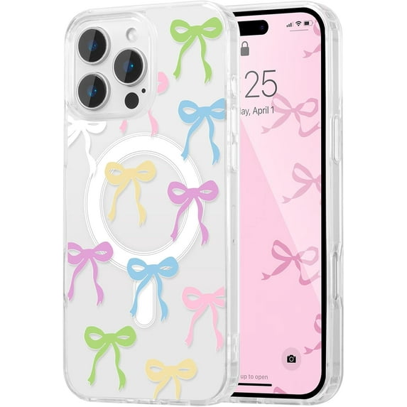 DRQSFA-Magnetic for iPhone 14 Pro Max Case, Bow Case Compatible with ...