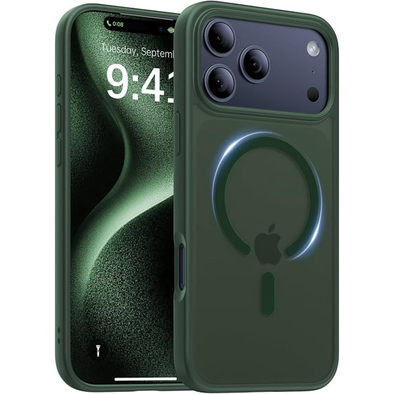 DRQSFA-Magnetic for iPhone 17 Pro Max Case,[Anti-Slip][Compatible with ...