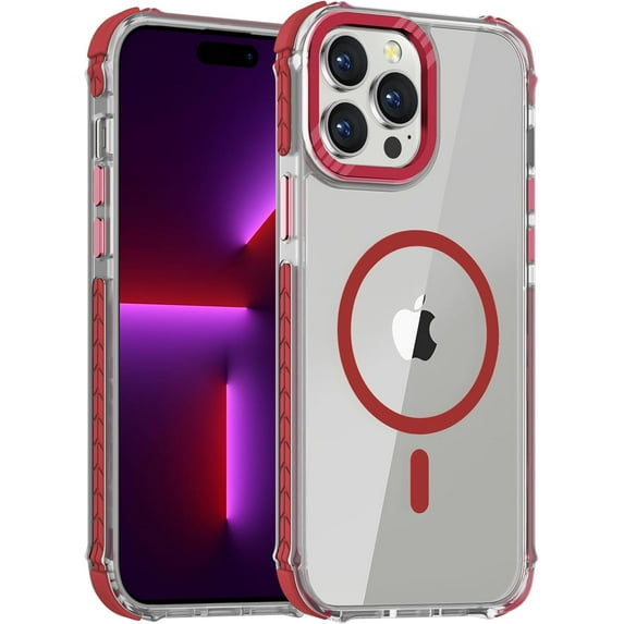 DRQSFA-Strong Magnetic Case for iPhone 15 Pro 6.1-Inch,[Compatible with ...