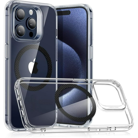 DRQSFA-for iPhone 15 Pro Case, Compatible with MagSafe, Military-Grade ...