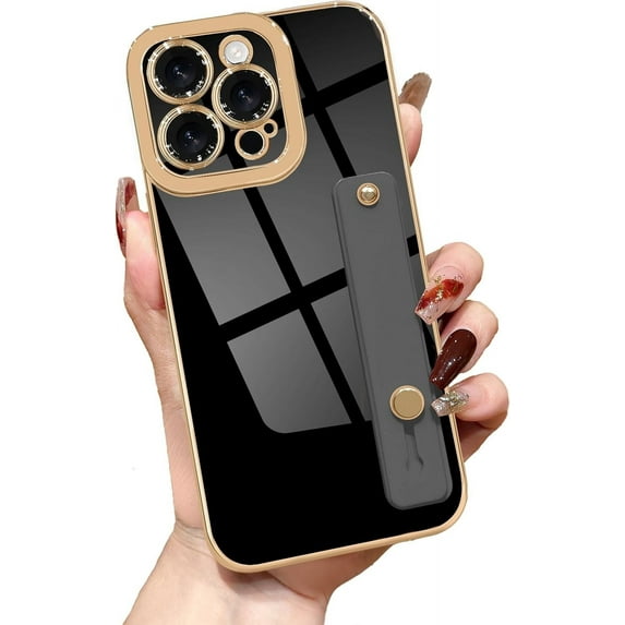 DRQSFA-for iPhone 15 Pro Max Case Cute, Luxury Gold Plated for Women ...