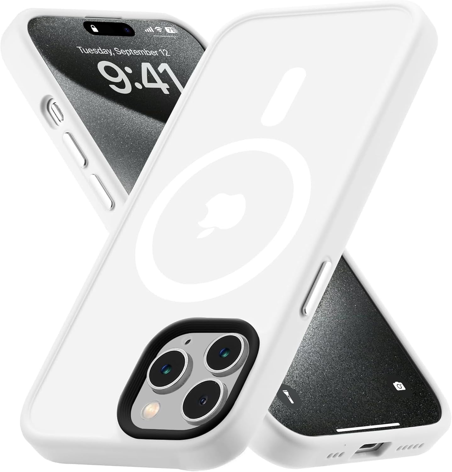 DRQSFA-for iPhone 15 Pro Max case Fits MagSafe 10FT Drop Resistant ...