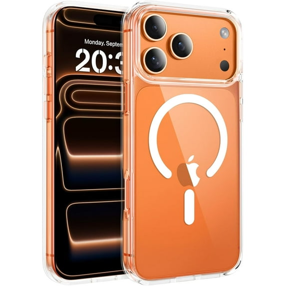 DRQSFA-for iPhone 17 Pro Max Case Clear, Compatible with MagSafe ...