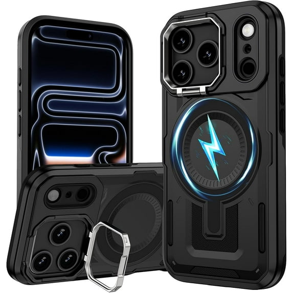 DRQSFA-for iPhone 17 Pro Max Case Compatible with MagSafe,Built-in ...