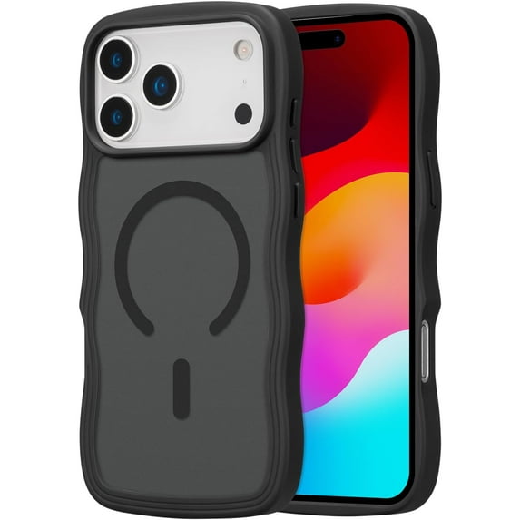 DRQSFA-for iPhone 17 Pro Max Phone Case Compatible with MagSafe, Curly ...