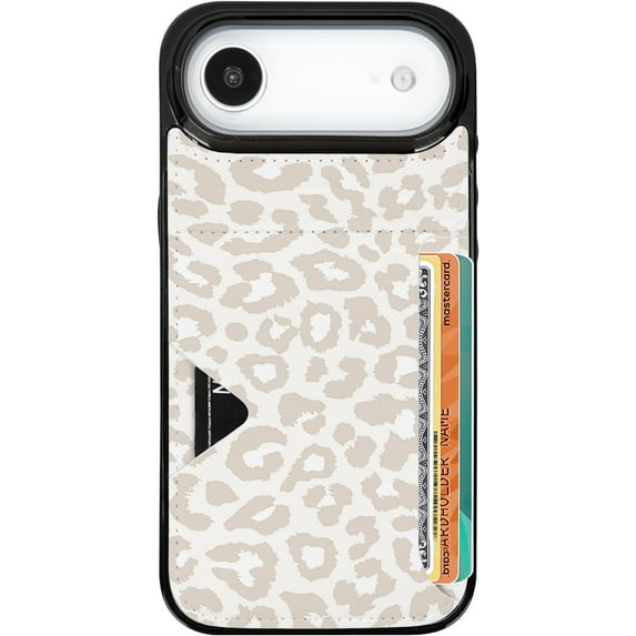 DRQSFA-for iPhone Air Case with Card Holder- Slim Leather Wallet Case ...