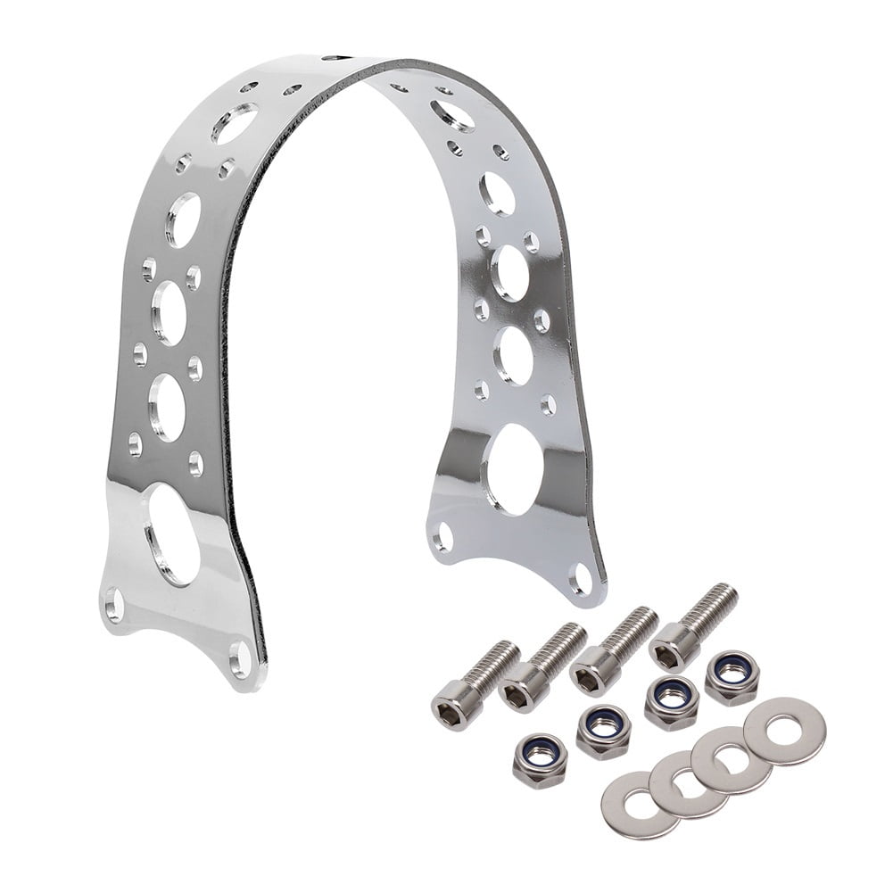 DRTBAC 1 Pcs Motorcycle Chrome Front Fork Brace Tracker Narrow For ...
