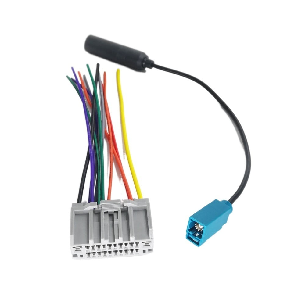 DRTBAC Car Radio CD Player Fakra Wiring Harness Stereo Antenna Wire ...