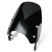 Emgo Venom Mini Cafe Black Fairing Windshield 5.75" Headlight Opening ...