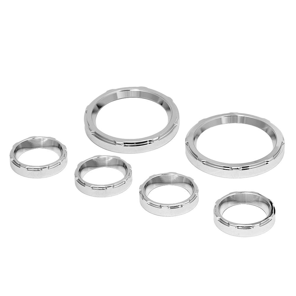 DRTBAC Motorcycle Aluminum Instrument Speedometer Gauge Burst Bezel Kit ...