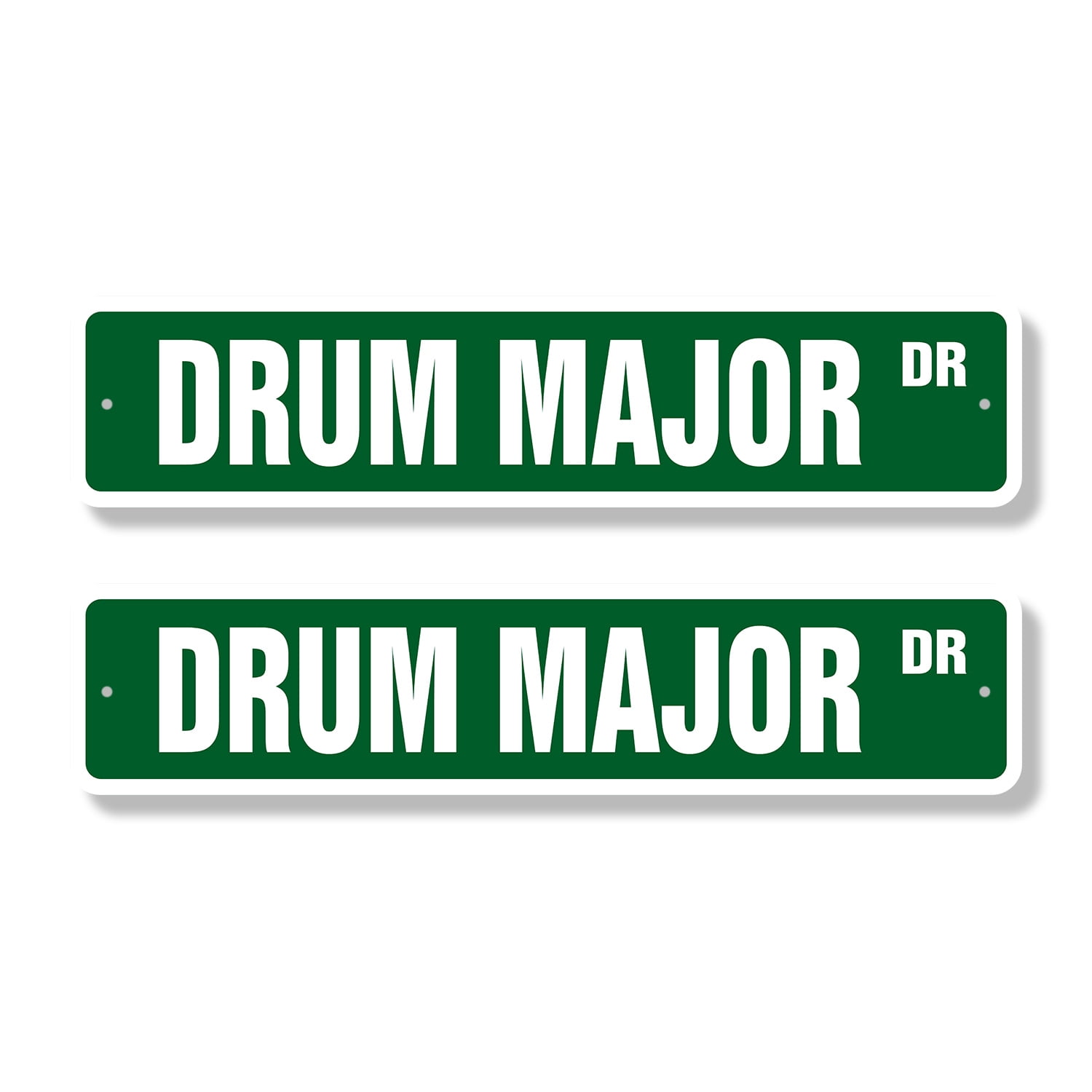 DRUM MAJOR Classic Street Sign (2 Pack) band marching high school ...