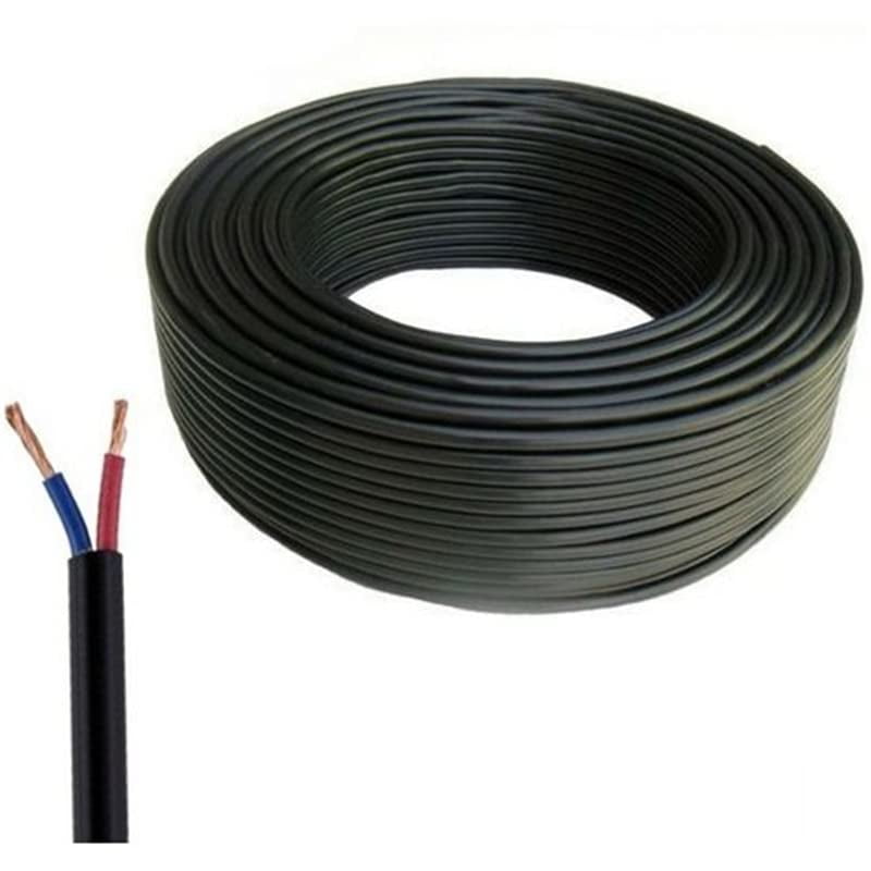 DRUMSTONE Flat 2 Core Copper Wires and Cables 15mm 1500 Watts Capacity ...