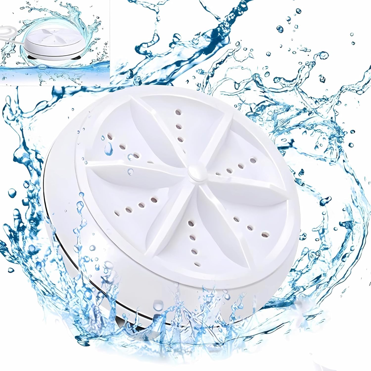 DRUMSTONE Great 105 YEARS WARRANTY Compact Ultrasonic Washer 3in1 Mini ...