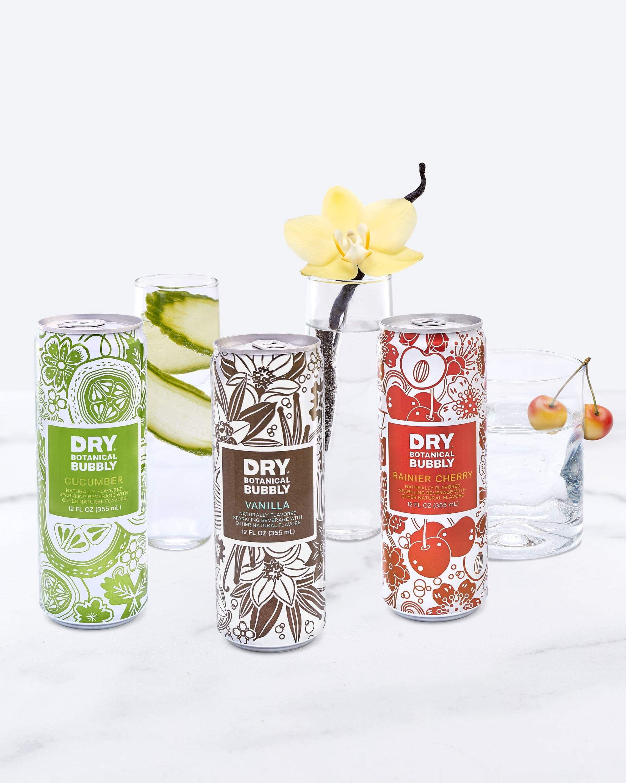 DRY Botanical Bubbly Can Variety Pack (12 Pack) - Walmart Business Supplies