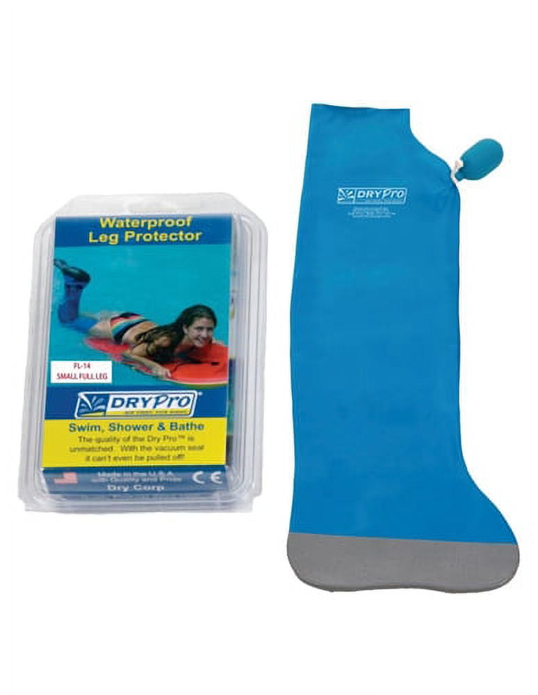 DRYPro Waterproof Vacuum Sealed Full Leg Cast Cover, Small - Walmart.com