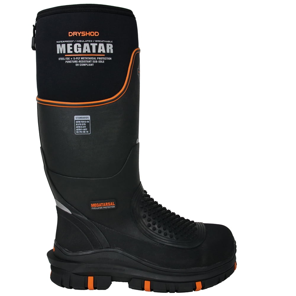 Dryshod Men's Megatar Steel Toe Metatarsal Guard Work Boot, Tough ...