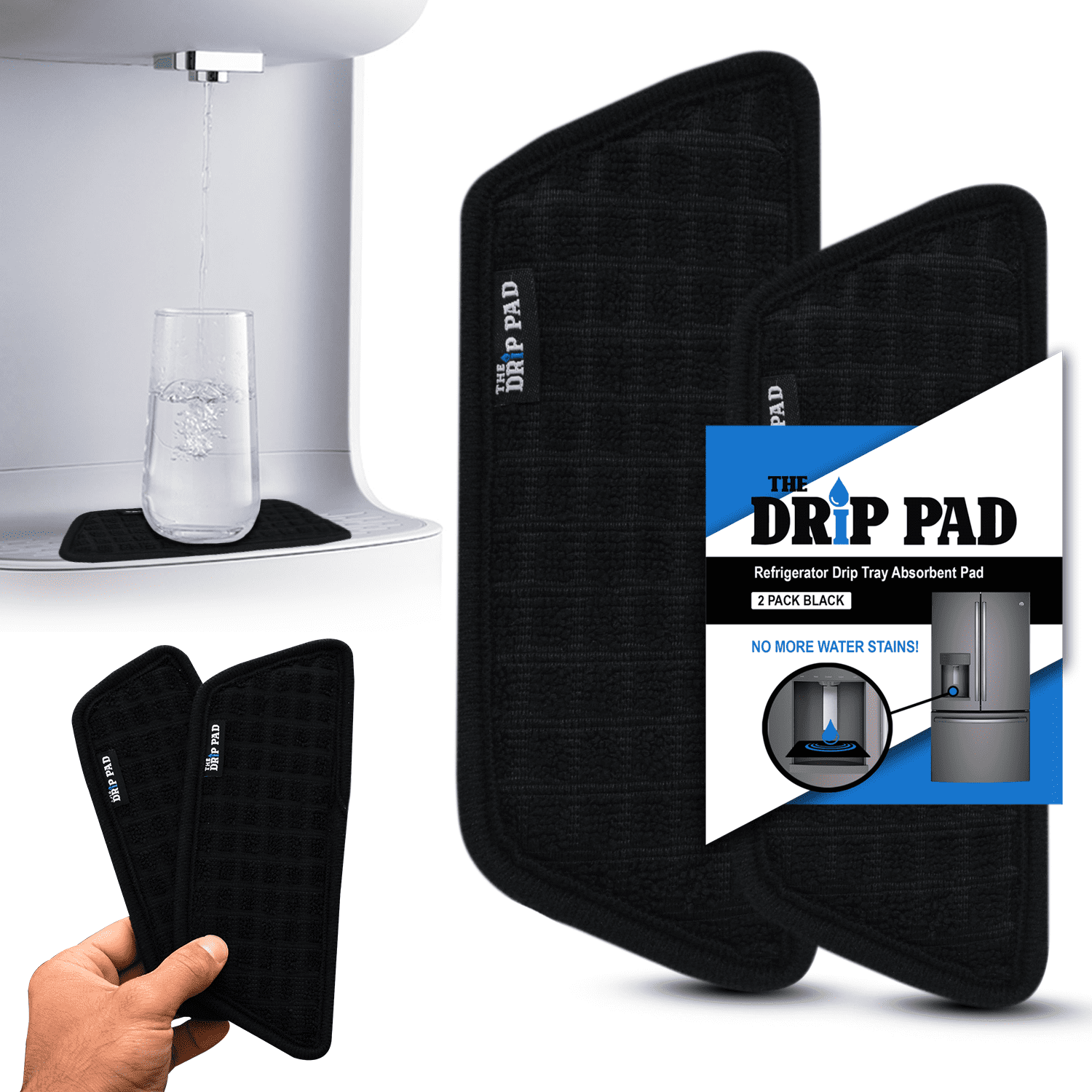 THE DRiP PAD - Refrigerator Drip Catcher for Water Tray, Protects Ice ...