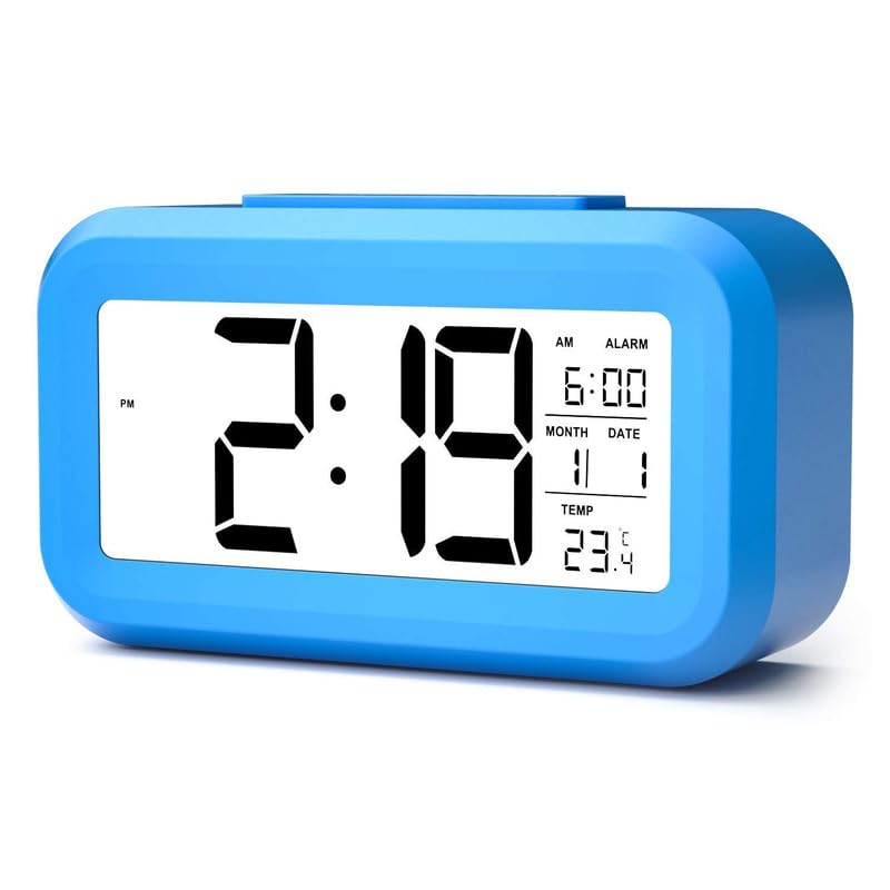 DS Enterprise Digital Alarm Clock Large LED Display Smart Backlight ...