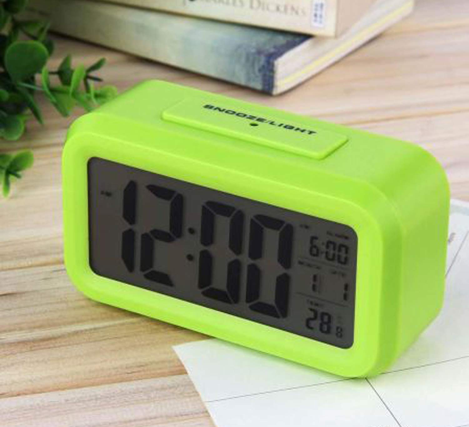 DS Enterprise Digital Alarm Clock Large LED Display Smart Backlight ...