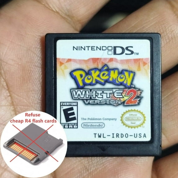 DS Game Cartridge Pokemon White 2 Version US Version (Not R4 Flashcard ...